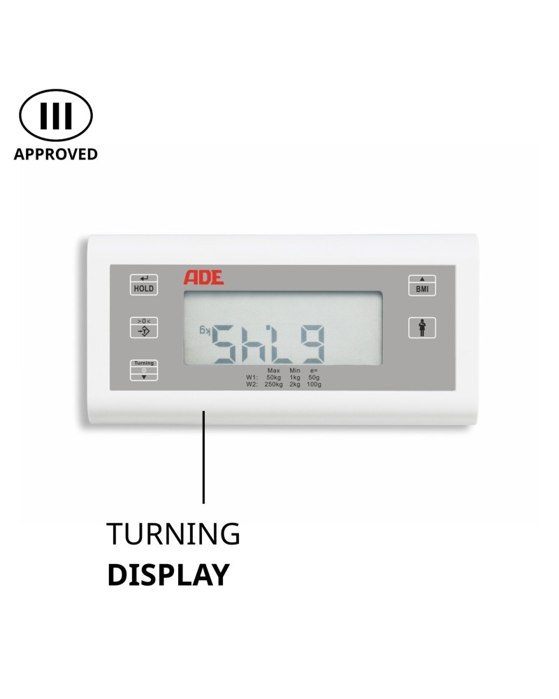 Column scale ADE M320000-01 medical approved for clinic and hospital use