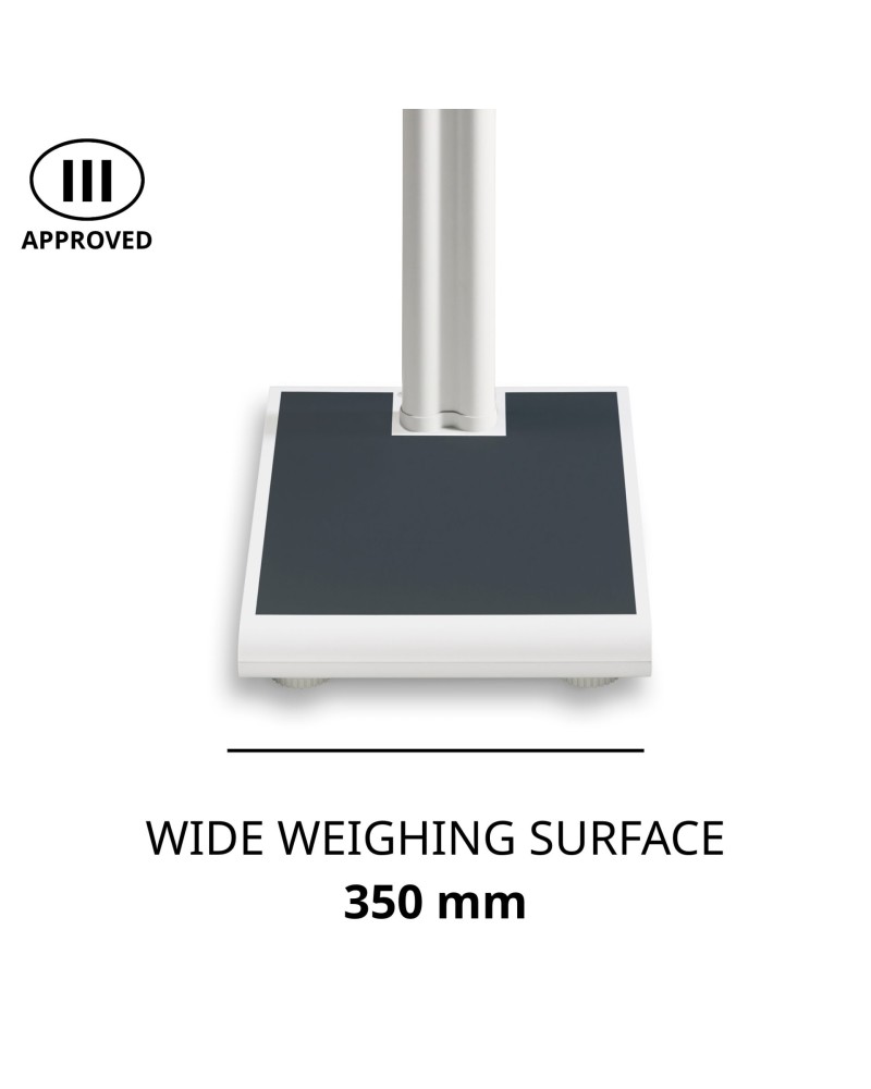 Approved column scale ADE M320000-01T with height measuring rod