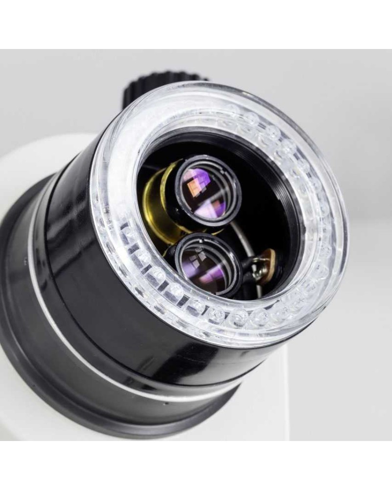 KERN OZL 465 Stereo zoom microscope with ring illumination